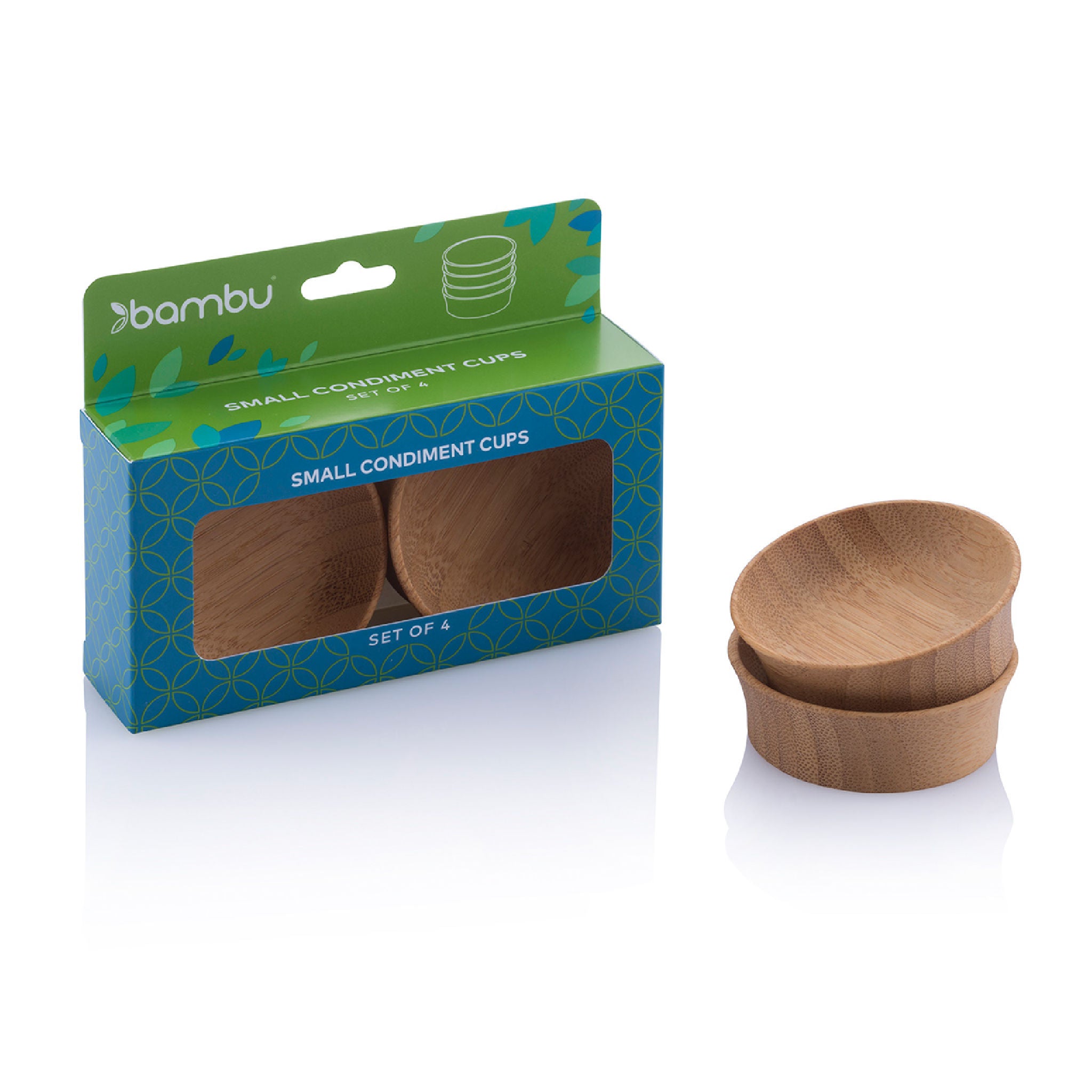 Bamboo Condiment Cups - Small (Set of 4) - bambu