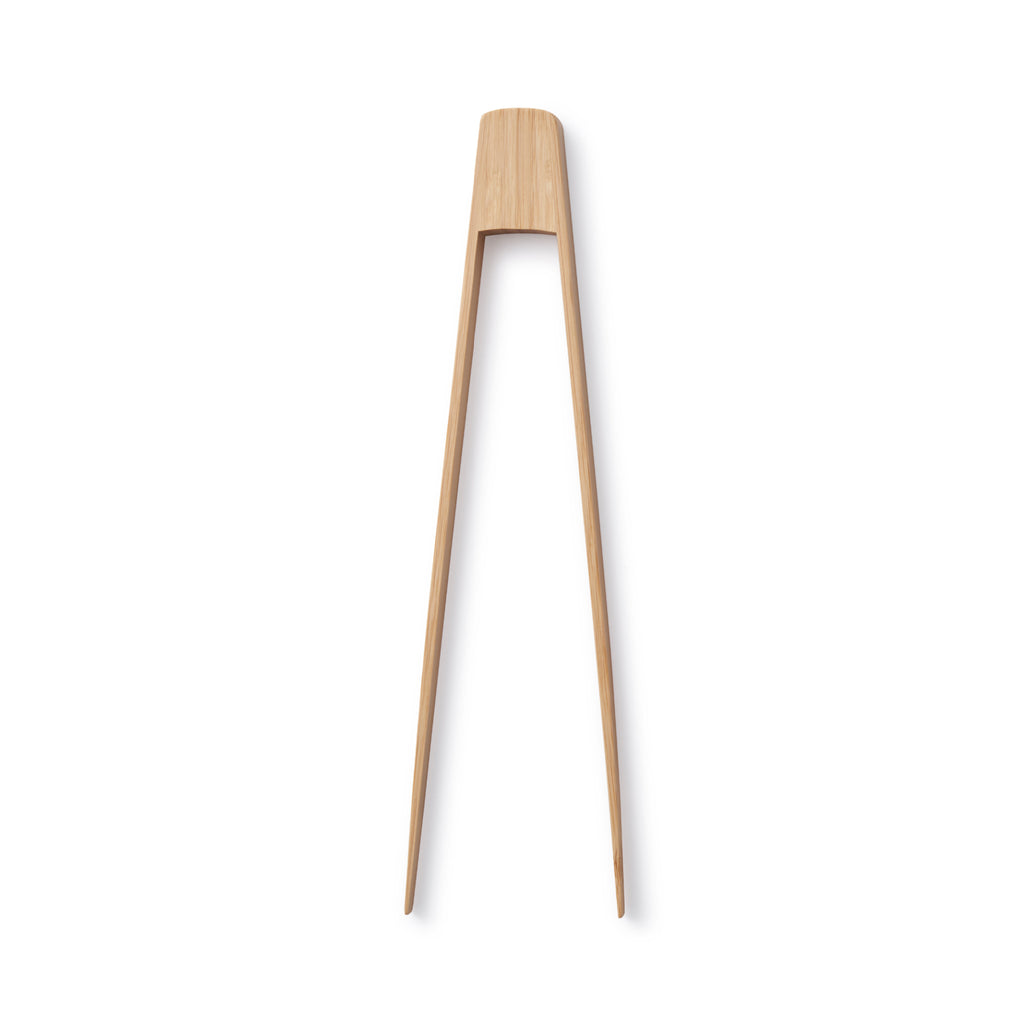 Bamboo Tongs, Large -Bamboo Utensils & Flatware for Your Kitchen - bambu