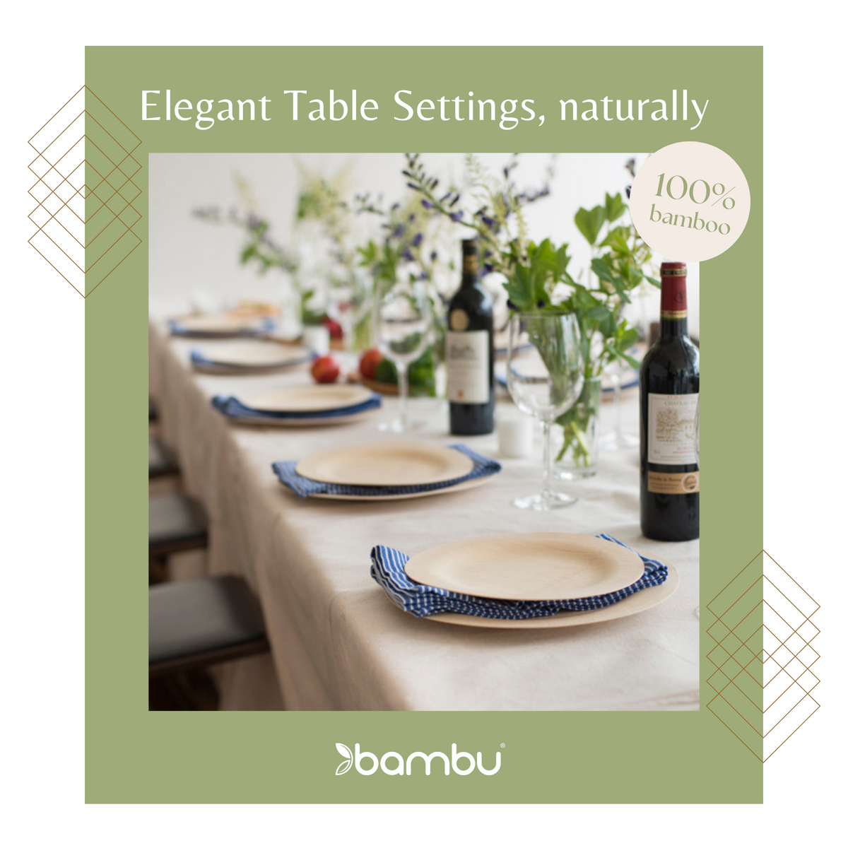Compostable Bamboo Plates | bambu®